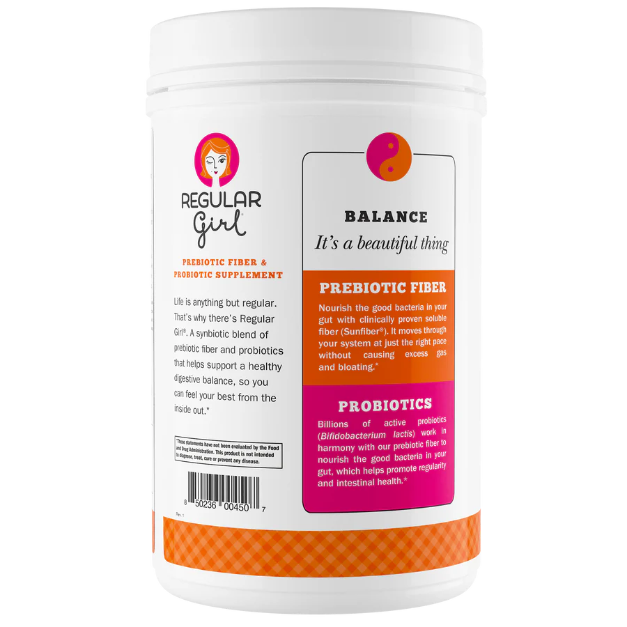 Women's Fiber Probiotic Powder & Multivitamin Capsules